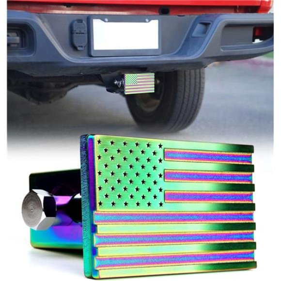 Other | Aluminum Trailer Hitch Cover 2 Inch Tow Rear Receivers Plug ...